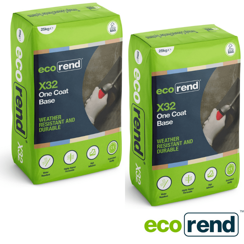 Ecorend X32 One Coat Base 25kg | rendersdirect.co.uk – Renders Direct